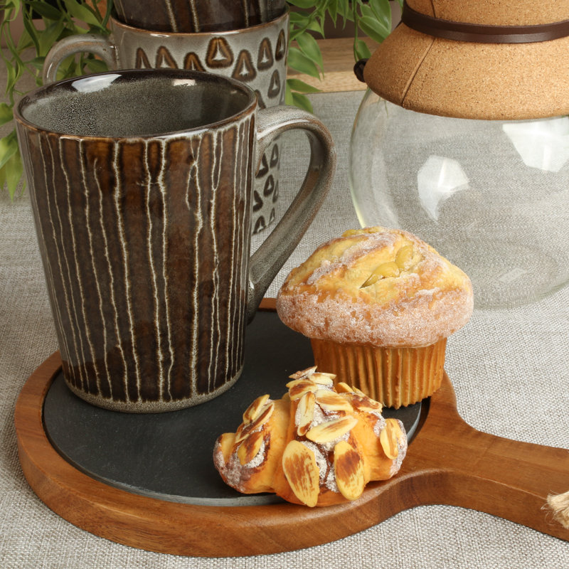 BIA Cordon Bleu Set Of 4, Kalmar Mugs, 15 Oz., Brown And Gray | Wayfair